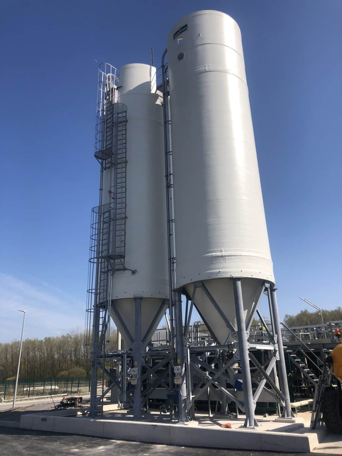 Silo de stockage de pulvérulent - Sodimate